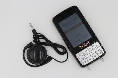 China Large Screen Bluetooth Tour Guide System With Portable Receiver Lithium Battery for sale