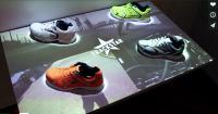 China 3D Sensing Technology Interactive Touch Screen For Cosmetics / Shoes Shopping for sale