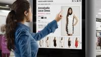 China Shopping Interactive Showcase Display Cabinets Establish Communication for sale