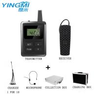 China Ear Hanging E8 Simultaneous Interpretation Device Black Color for sale