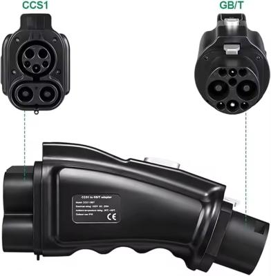 China CCS1 to GBT EV Charger Adapter 200A 1000V DC Fast Charging Plug for Commercial Use for sale