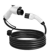 China Type 2 to 220V 48A EV Charging Extension Cable - 5m/7m/10m Lengths with IP54 Waterproof Rating for sale