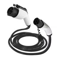 China Type 2 to SAE J1772 EV Charger Extension Cord 40A 240V AC with IP55 Rating for Universal Electric Vehicle Charging for sale