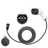 China 3.5kW Portable EV Charger with V2L Cable - Type 2 Connector, 16A, 5m Length, LCD Display for sale