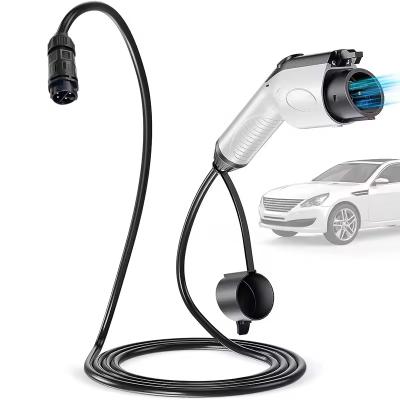 China J1772 Portable EV Charger 32A 7kW with V2L Adapter for Home and Outdoor Use for sale