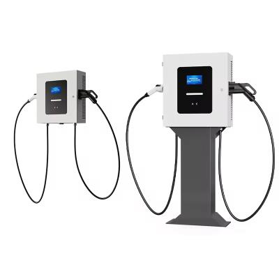 China 40kW DC EV Fast Charger with CCS2 & GBT Connectors 100A Output for Commercial Charging Stations for sale