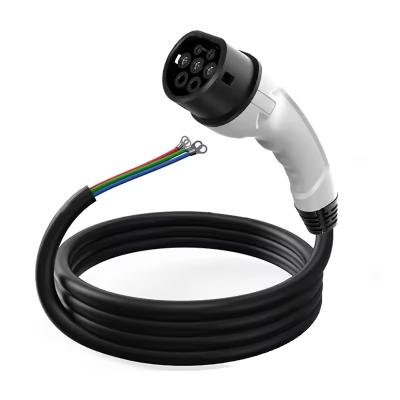 China Type 2 EV Charger Cable IEC 62196-2 Female Connector 5m 48A AC 250V IP55 Rated for sale