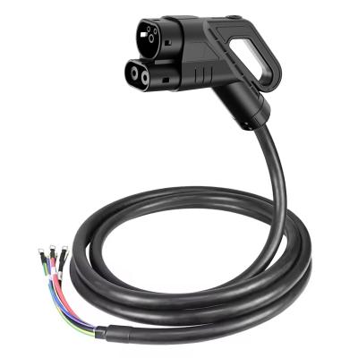 China CCS2 DC Charging Gun Cable 40A/80A 1000V UL94 V-0 for European EV Fast Charging Stations for sale