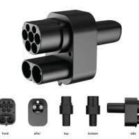 China 200A CCS2 Combo Adapter | Tesla to CCS2 DC Charging Converter Plug for sale