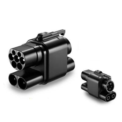 China 250A CCS2 to CCS1 EV Charger Adapter | 1000V DC High-Current Connector for Cross-Standard Compatibility for sale
