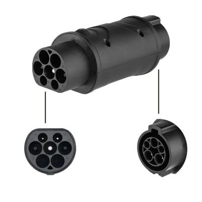 China J1772 to GBT EV Adapter 32A 240V AC North America to China EV Charging Plug Converter for sale