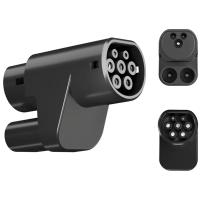 China CCS2 to Type 2 EV Charging Adapter | 1000V DC 200A Fast Charging Connector with IP54 Rating for sale