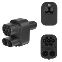 China Tesla CCS Combo 2 Adapter for 250kW DC Fast Charging with 300V-1000V Voltage Range and IP54 Rating for sale