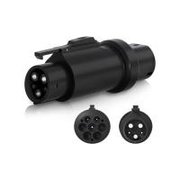 China IEC 62196-2 NACS EV Charging Adapter 220V 250V Type 1 to Type 2 Plug for Tesla for sale