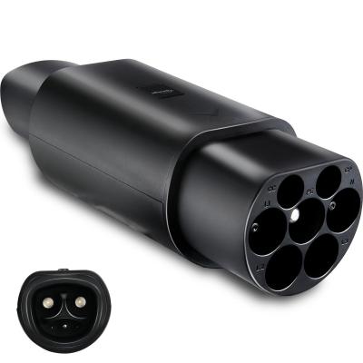 China NACS to GBT EV Charger Adapter 80A IP54 AC Connector for Tesla and NACS EVs for sale