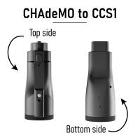 China CHAdeMO to CCS1 Adapter 200A 1000V DC Fast EV Charging Connector for Nissan Leaf for sale