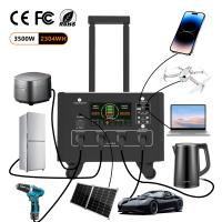 China 3300W 2304Wh Portable Power Station with Pure Sine Wave Inverter and Solar Charging Support for sale