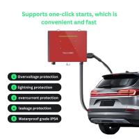 China OCPP 1.6J Smart Wall-mounted DC EV Charger 20-40kW IP54 Waterproof with RFID & CCS2/GB/T Compatibility for sale