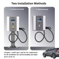 China 20-40kW DC Fast Charger with V2G Technology, IP54 Protection and 7-inch Touchscreen for Commercial EV Charging for sale