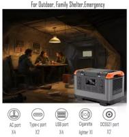 China T20 Portable Power Bank 2400W Output 2016WH Capacity with 12V/24V Support for Emergency EV Charging for sale