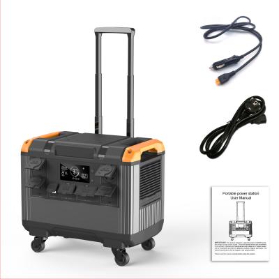 China T30 Portable EV Charger 3000W Output 2688Wh Capacity 12V/24V Input Emergency Power Supply with Jump Starter for sale