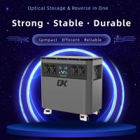 China 230V 3.6kW Portable Solar EV Charger Emergency Power Supply 7680Wh Battery for sale