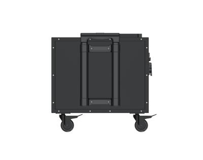 China Portable Solar Generator 1200W with Wheels 2560Wh Capacity for Camping Emergency for sale