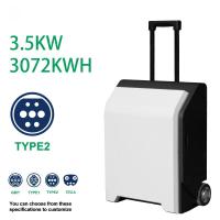 China Portable EV Power Station 3072Wh 3500W LiFePO4 Battery Solar Input for sale