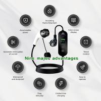 China Portable AC EV Charging Gun 16A 3.5kW Type 2 GBT Plug with 5 Meter Cable Adjustable Current for sale