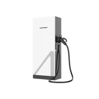 China Air-Cooled Dual-Gun DC Fast Charger 250A IP54 EV Charging Station for sale