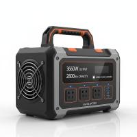 China Portable Power Station 3600W 2800Wh LiFePO4 Hybrid Solar Fast Charging for sale