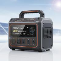 China Portable Power Station 3600W 2800Wh LiFePO4 Hybrid Solar Fast Charging for sale