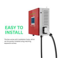 China OCPP 1.6J Smart Wall-mounted DC EV Charger 20 kW IP54 Waterproof with RFID CCS2 for sale