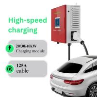 China OCPP 1.6J Smart Wall-mounted DC EV Charger 20 kW IP54 Waterproof with RFID CCS2 for sale