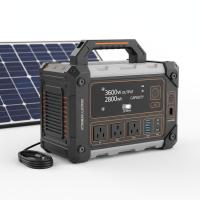 China Portable Power Station 3600W 2800Wh LiFePO4 Hybrid Solar Fast Charging for sale