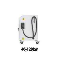 China Wheeled Portable DC EV Charger 40-120kW Dual Gun V2G V2L V2H Multi-Connector for sale