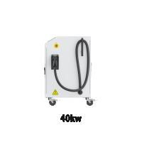 China Wheeled DC Fast Charger 40 kW Multi-Connector Mobile EV Charger Dual Gun V2G for sale