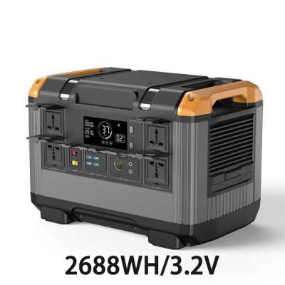 China Portable EV Charger 3000W with LiFePO4 Battery Solar Rechargeable Emergency Power Supply for sale