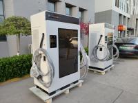 China High-Power 480kW DC Commercial EV Charging Station CCS1 CCS2  Interface Dual Gun Forced Air Cooling 55inch Advertising LCD for sale