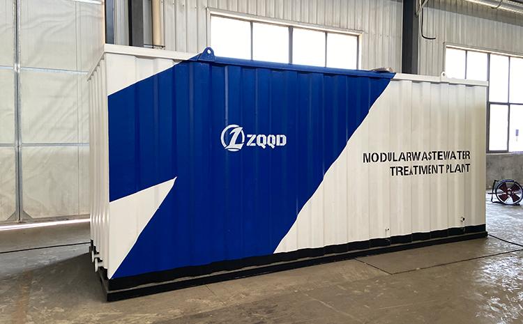 Integrated wastewater treatment equipment project