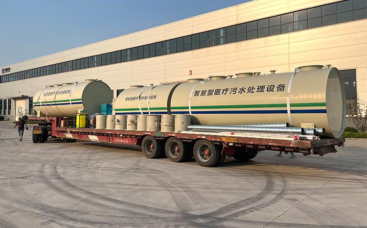 Buried PP integrated hospital wastewater treatment equipment