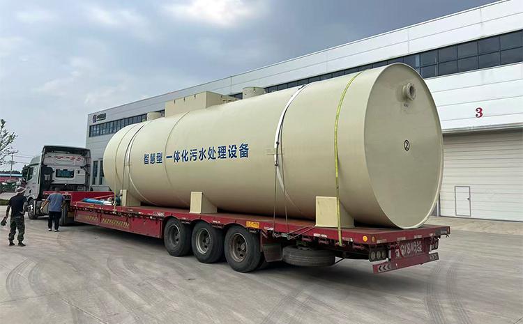 Factory-built PP wastewater treatment tank for underground rural projects