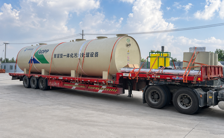QDPP integrated wastewater treatment equipment prepared for a hospital project