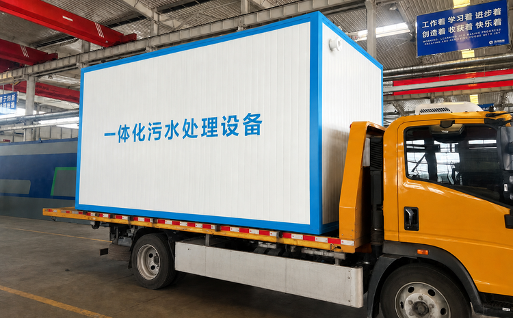 Packaged wastewater treatment system