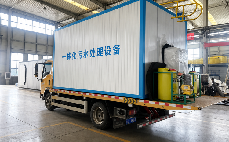 Integrated treatment unit ready for delivery