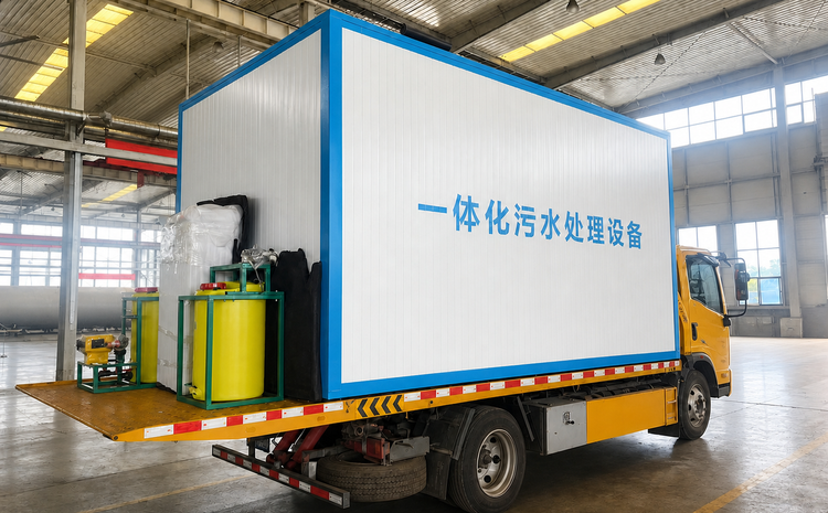 Enclosed integrated wastewater treatment equipment for cold-climate deployment