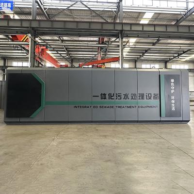 China Mbr or Mbbr Integrated Sewage Treatment Equipment for Park Scenic Area and Residential Quarter for sale