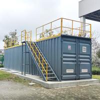 China Easily Transportable And Relocatable PLC Controlled Containerized Sewage Treatment Plant with 39.97m² Floor Space for sale