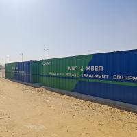 China Easily Transportable And Relocatable PLC Controlled Containerized Sewage Treatment Plant with 39.97m² Floor Space for sale