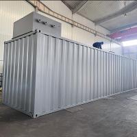 China Easily Transportable And Relocatable PLC Controlled Containerized Sewage Treatment Plant with Activated Sludge Process for sale